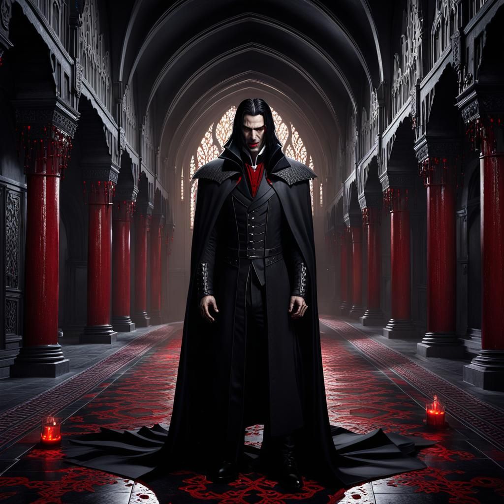 A bad picture of a vampire - AI Generated Artwork - NightCafe Creator