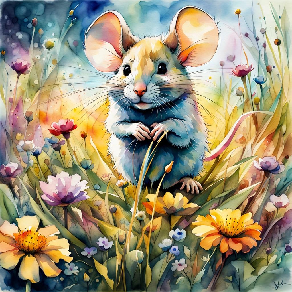Adorable cheesy mouse - AI Generated Artwork - NightCafe Creator