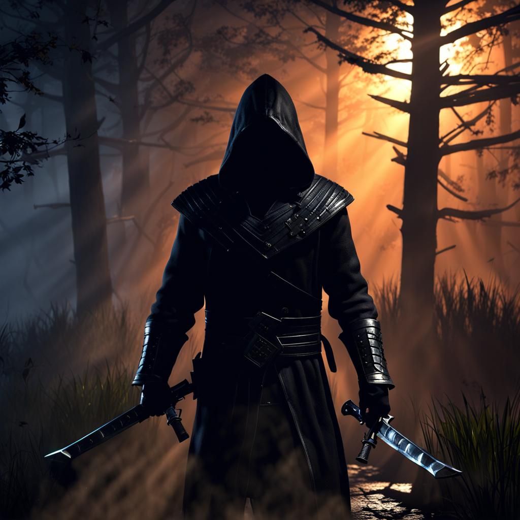 Dark assassin - AI Generated Artwork - NightCafe Creator