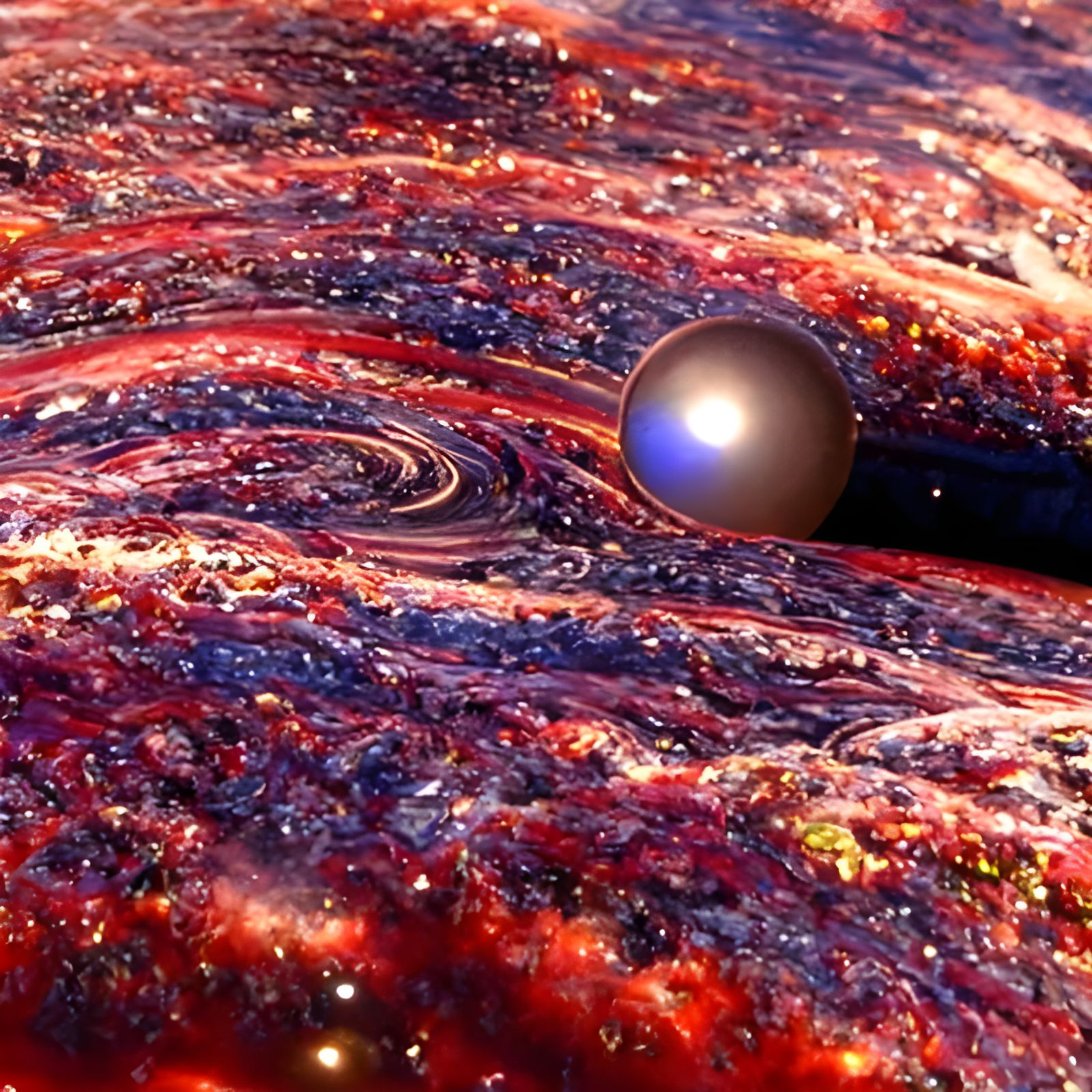 Planet J1407B (v2) - AI Generated Artwork - NightCafe Creator