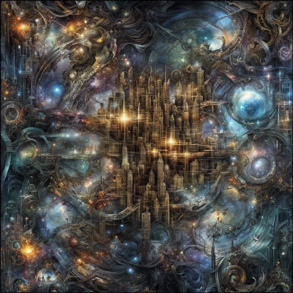 Abstract - AI Generated Artwork - NightCafe Creator