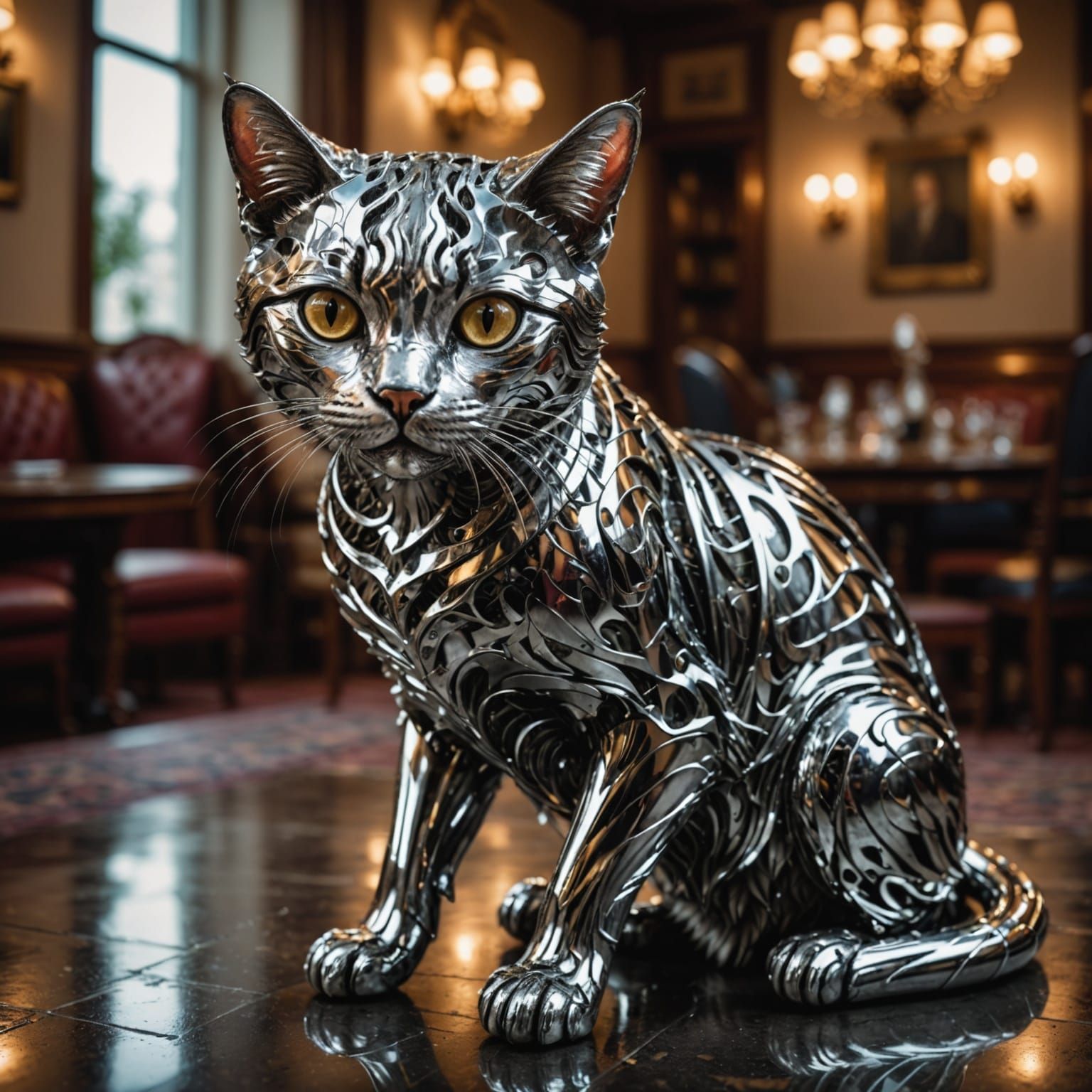 Chrome cat - Chrome cat