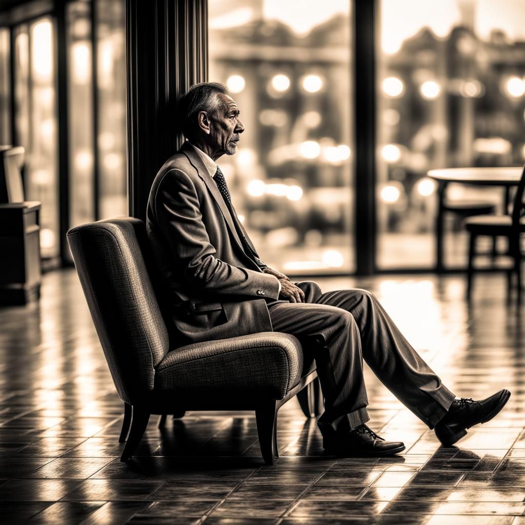 the shape of loneliness intricate details, HDR, beautifully shot ...