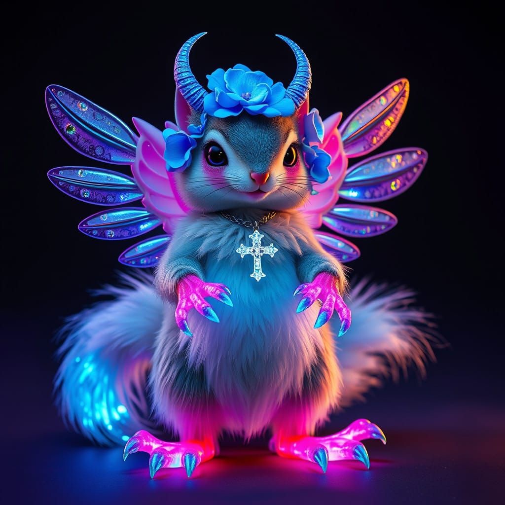 My Guardian Mascot - Whimsical Guardian Creature in Etherea...