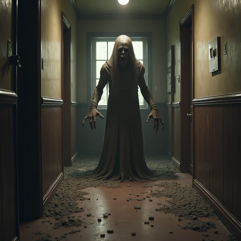 Horror Hall - Mysterious Hag Confronts Darkness in Creepy Ma...