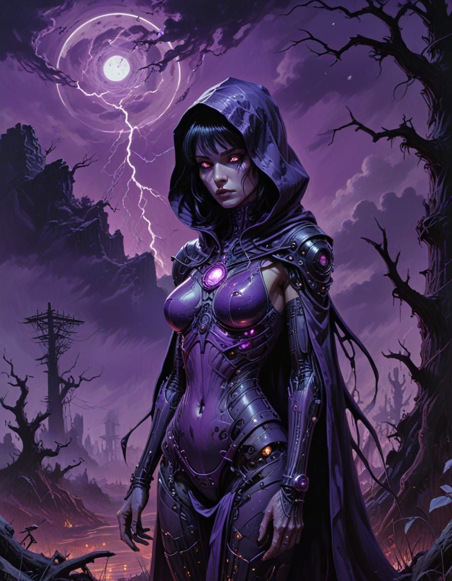 Illustrative cyber mage - Illustrative cyber mage