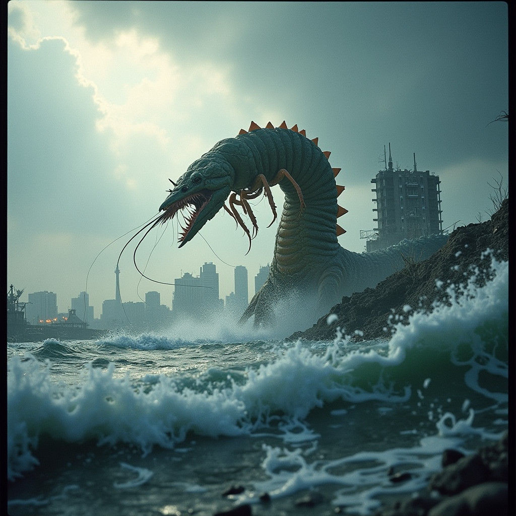 A fusion of shrimp and Godzilla - Godzilla-Inspired Shrimp D...