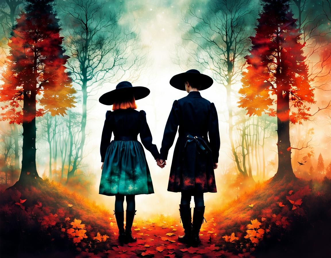 Hansel and Gretel - AI Generated Artwork - NightCafe Creator