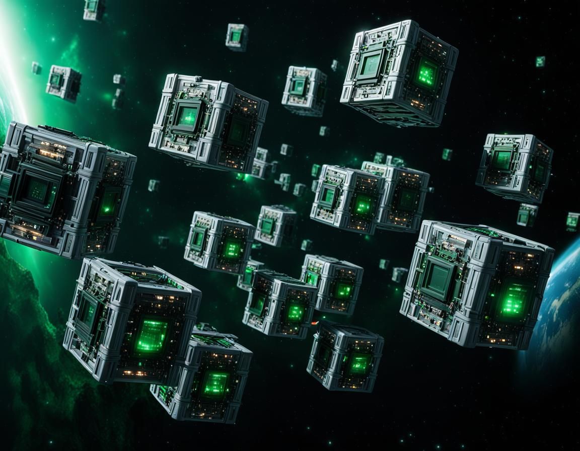 borg fleet 2 - AI Generated Artwork - NightCafe Creator