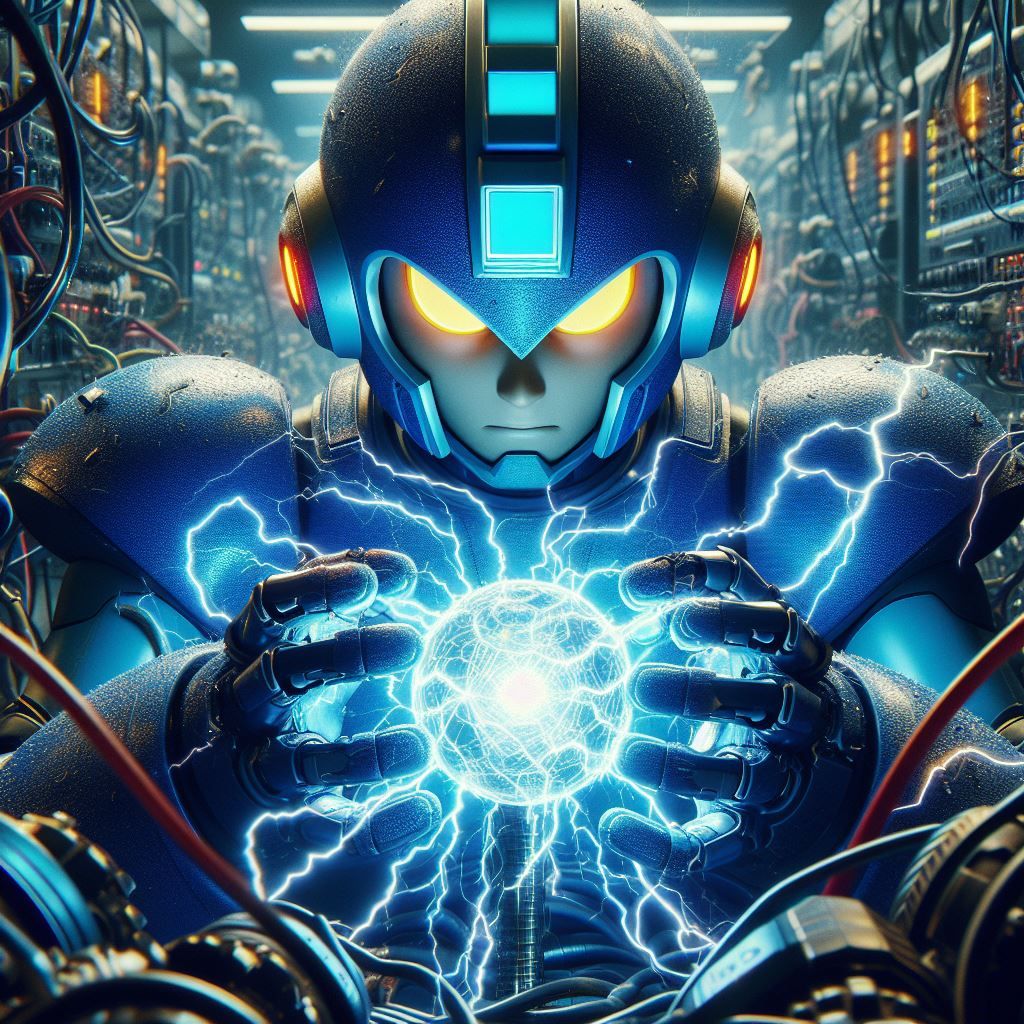 Mega Man Powered - AI Generated Artwork - NightCafe Creator