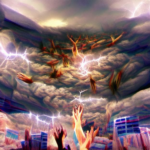 Thunderous rapture - AI Generated Artwork - NightCafe Creator