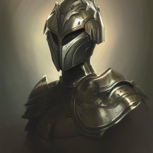 Knight in heavy armour - AI Generated Artwork - NightCafe Creator