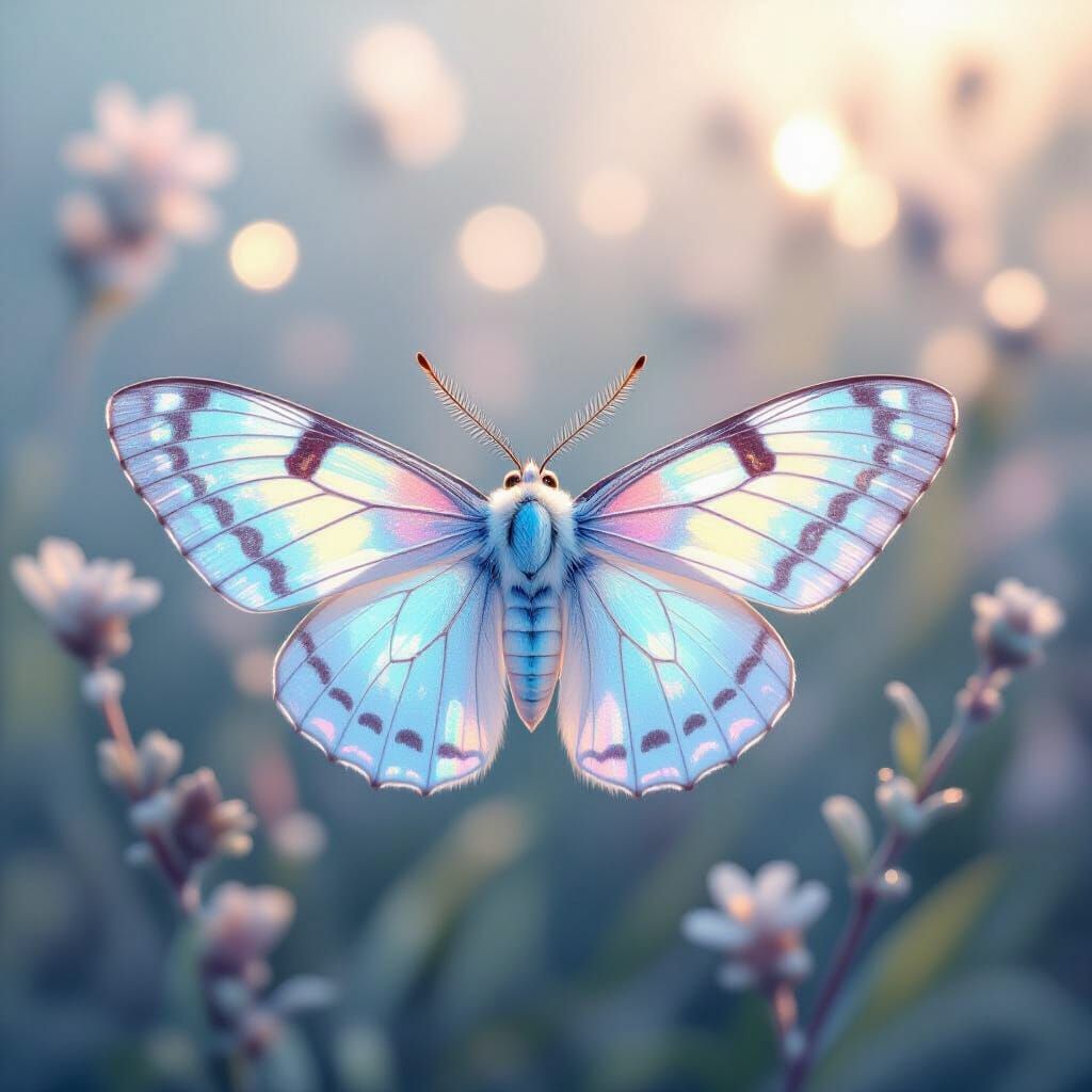 opal morphing moth shimmery - Opal Morphing Moth with Shimme...