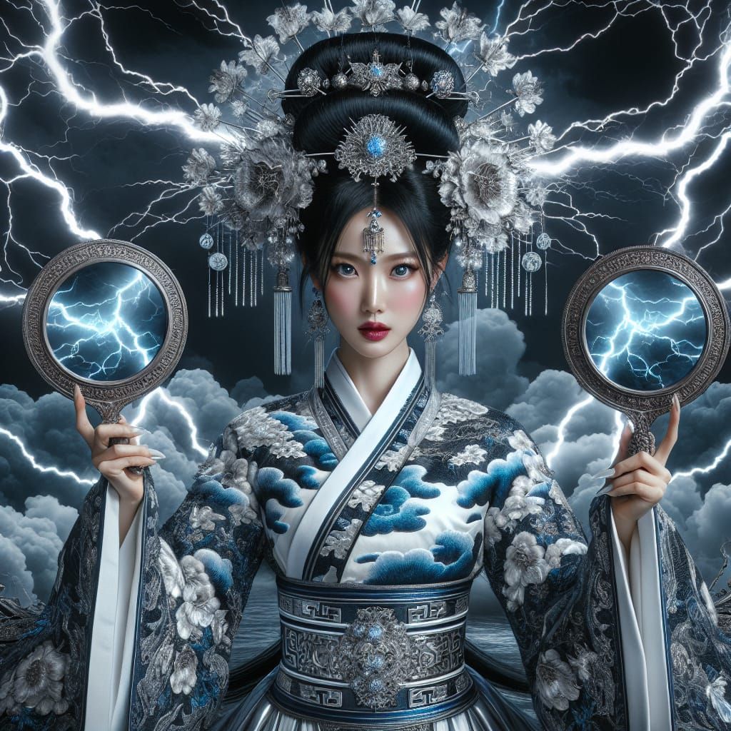 Dianmu, "Mother of Lightning", the Chinese Goddess of Lightning :)