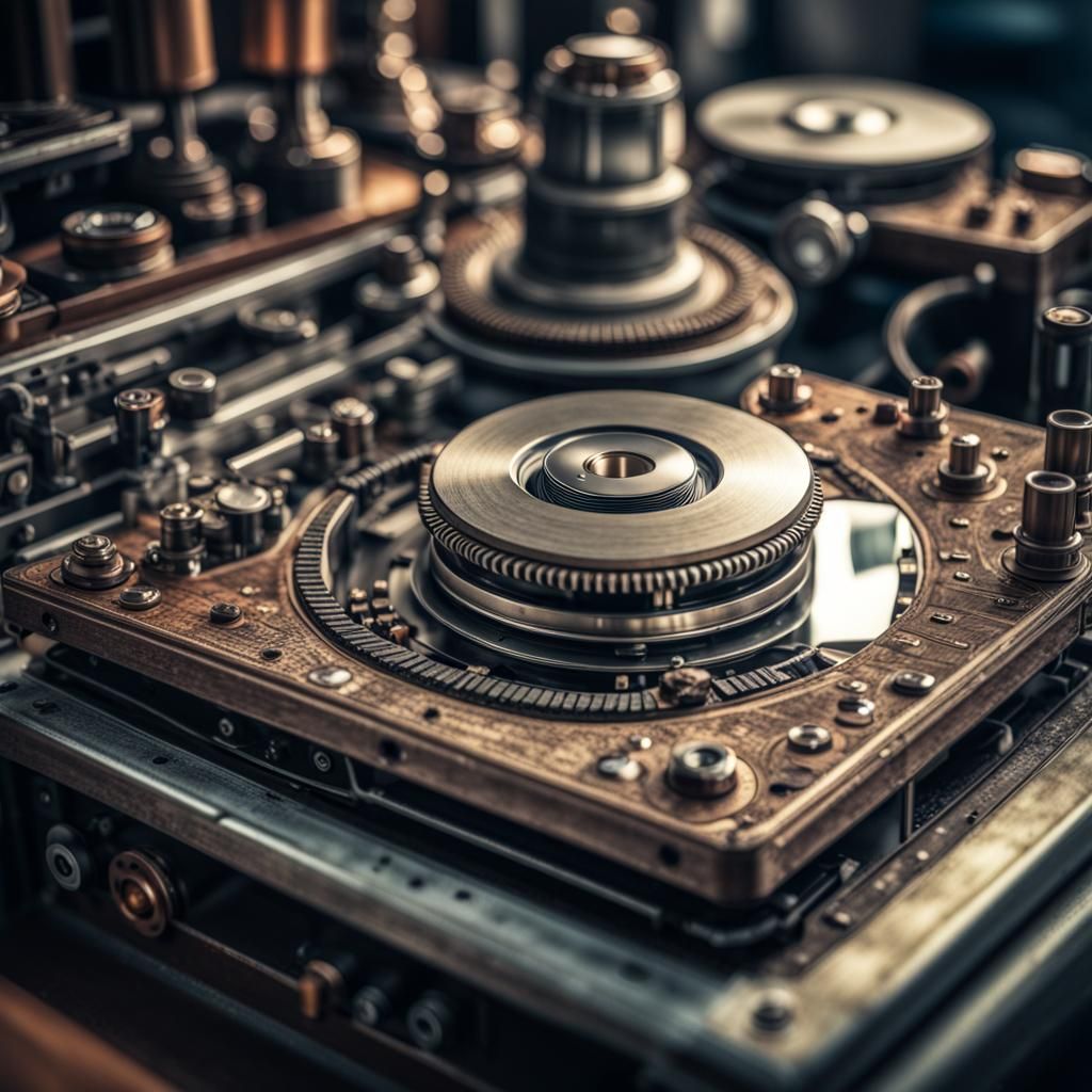 Vintage technology - AI Generated Artwork - NightCafe Creator