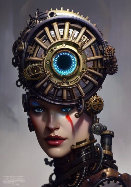 Insanely vary expensive detailed photography of Steampunk mechanical ...