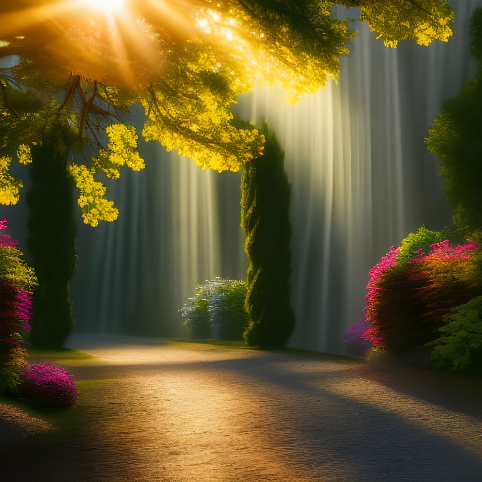 Entrance To Eden - AI Generated Artwork - NightCafe Creator