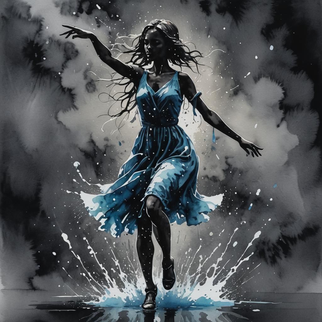Dancing girl - AI Generated Artwork - NightCafe Creator