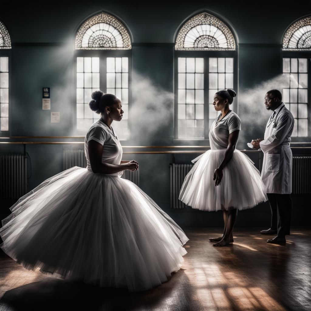 Doctors in tutus - AI Generated Artwork - NightCafe Creator