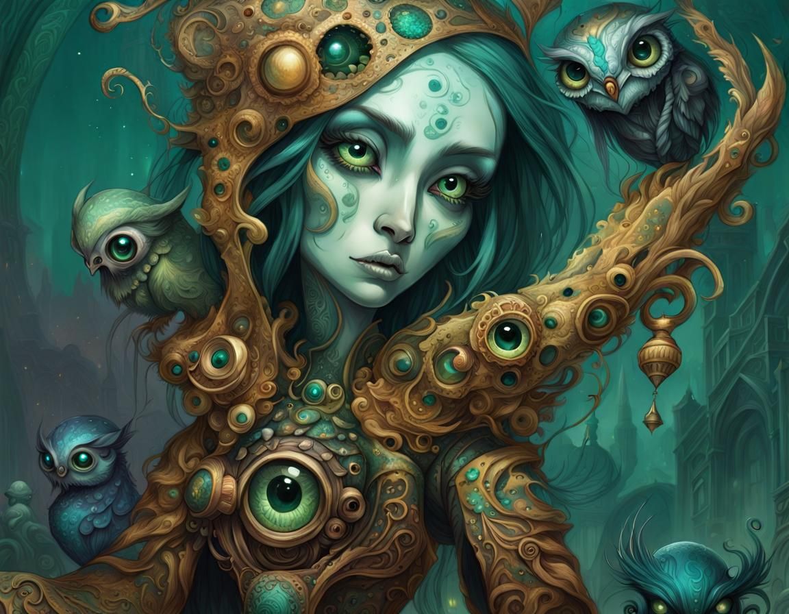 peculiar fantasy creature - AI Generated Artwork - NightCafe Creator