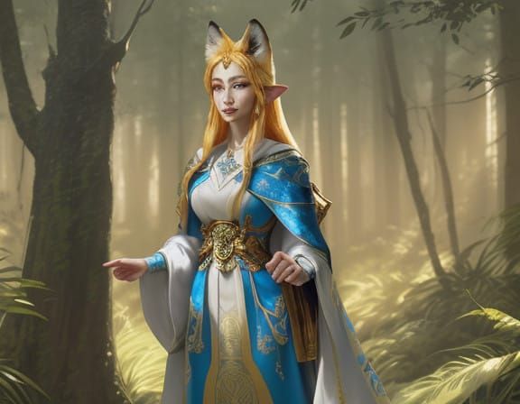 zelda fox - Ethereal Foxessence in Mysterious Hyrulean Glade