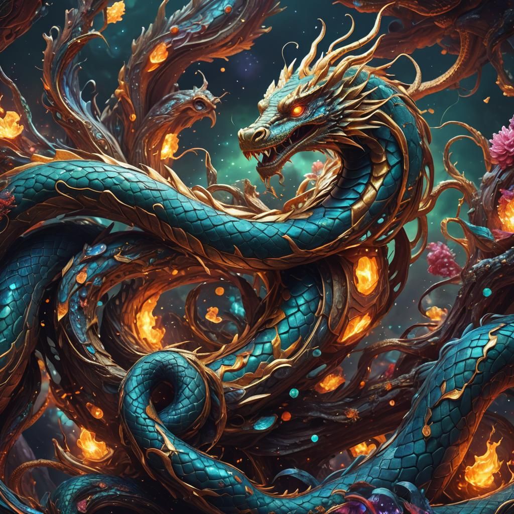 Dragon - AI Generated Artwork - NightCafe Creator