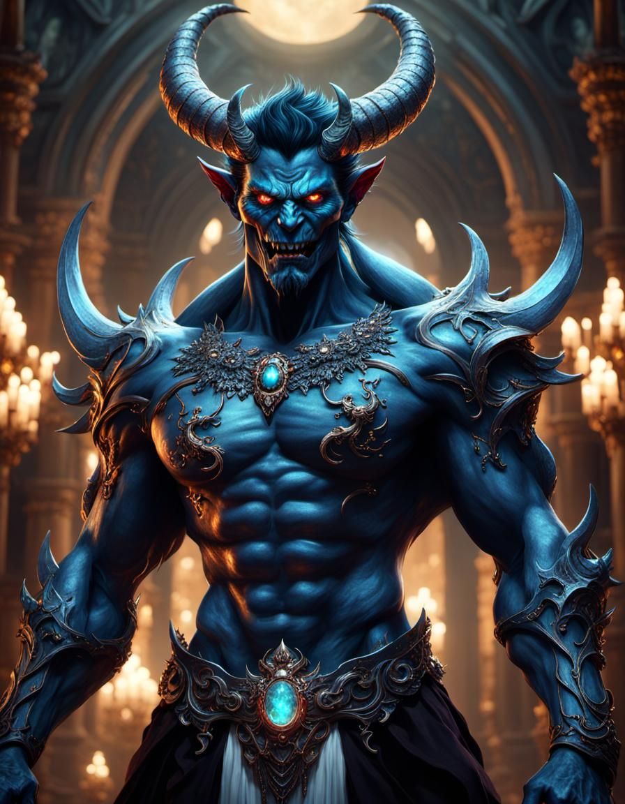 handsome demon. - AI Generated Artwork - NightCafe Creator