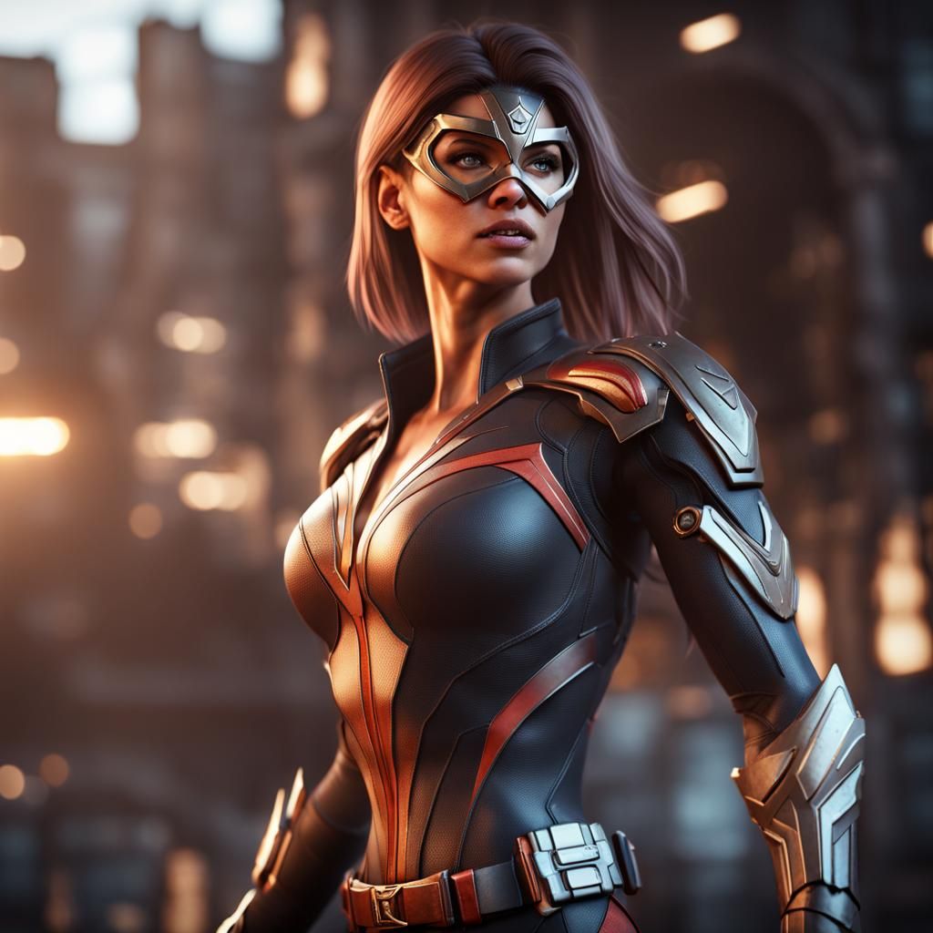 Female superhero - AI Generated Artwork - NightCafe Creator