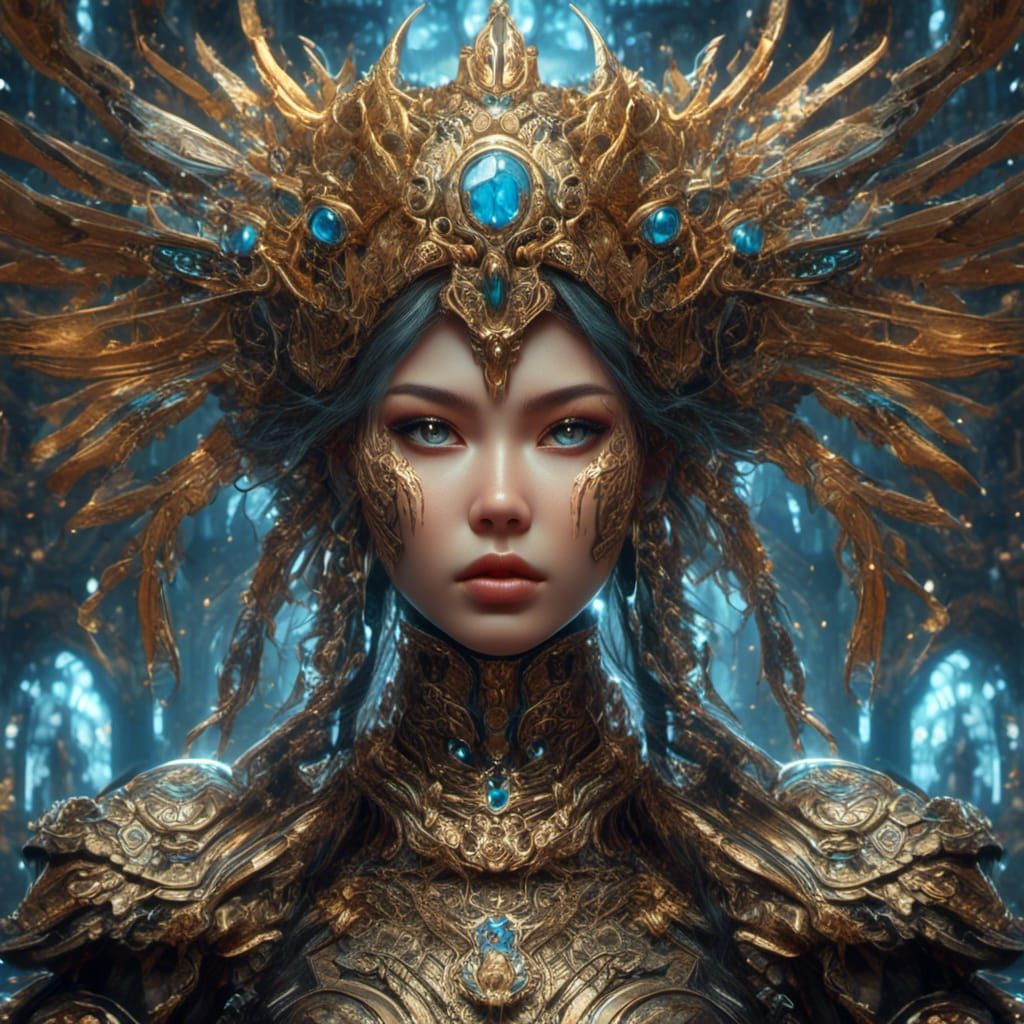 ((Female beautifully drawn by David Lloyd)) An rpg illustration of a f ...