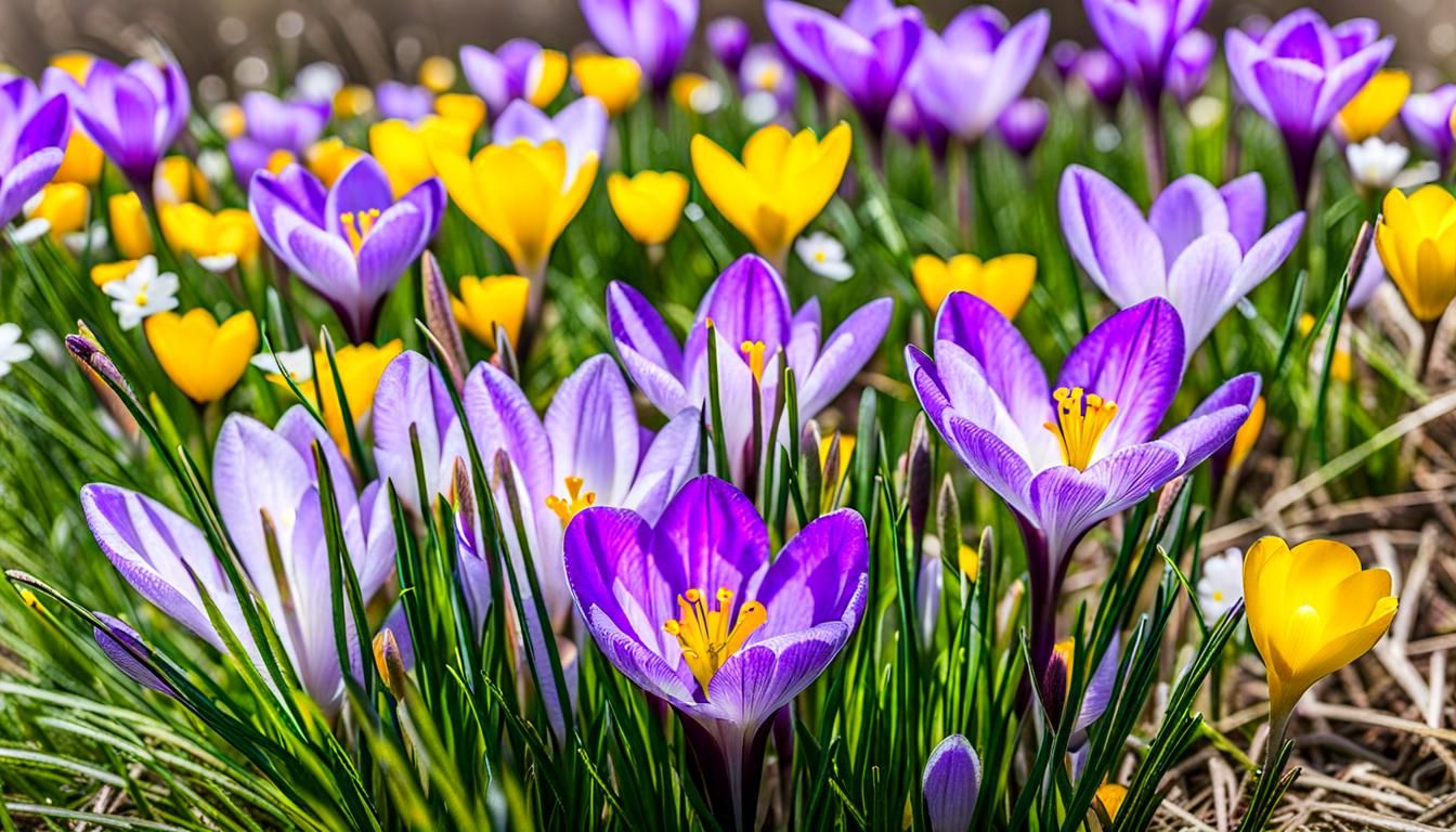 Spring Crocus - AI Generated Artwork - NightCafe Creator
