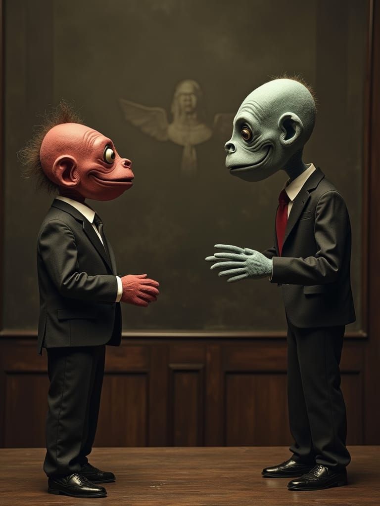 Empathic Puppets at a Murder Trial - Empathic Puppets at a M...