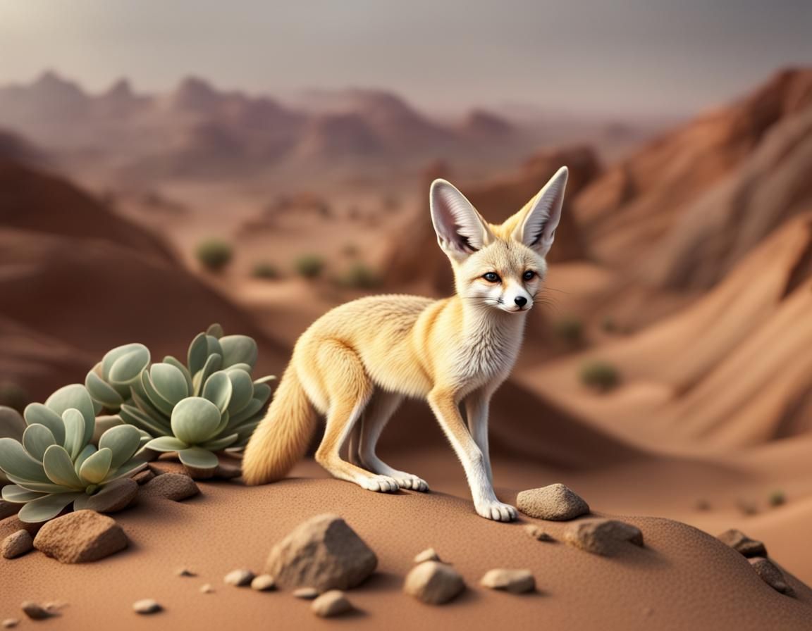 Fennec Fox - AI Generated Artwork - NightCafe Creator
