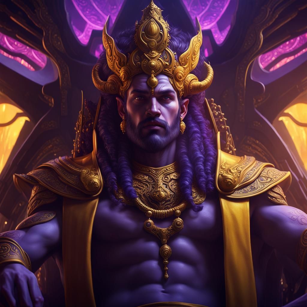 King Ravana with his majestic look - AI Generated Artwork - NightCafe ...