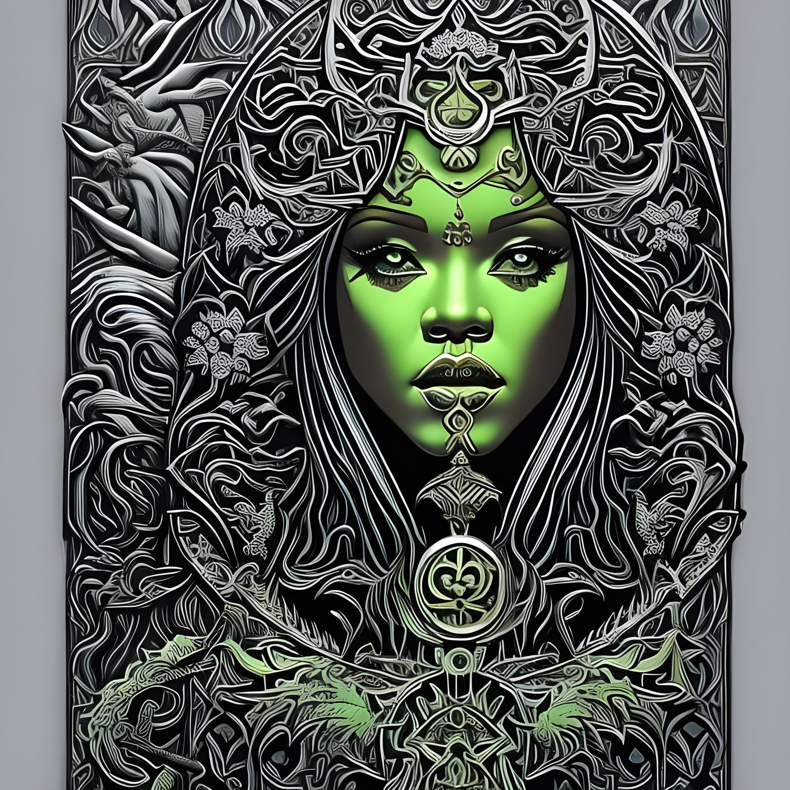 Rihanna VVitch. Ritualistic Summoning - AI Generated Artwork ...