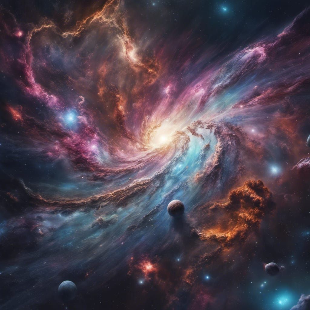 Galaxy - AI Generated Artwork - NightCafe Creator