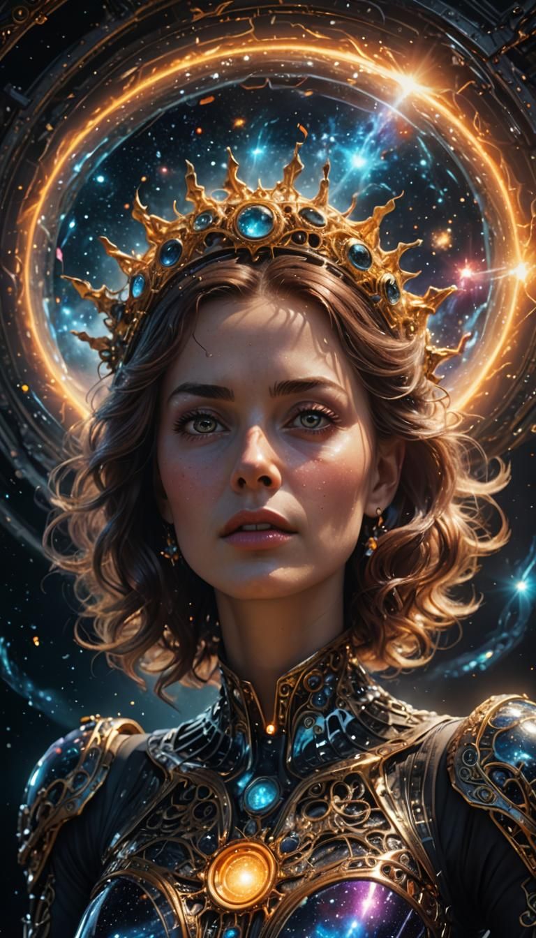Cosmic Queen - AI Generated Artwork - NightCafe Creator
