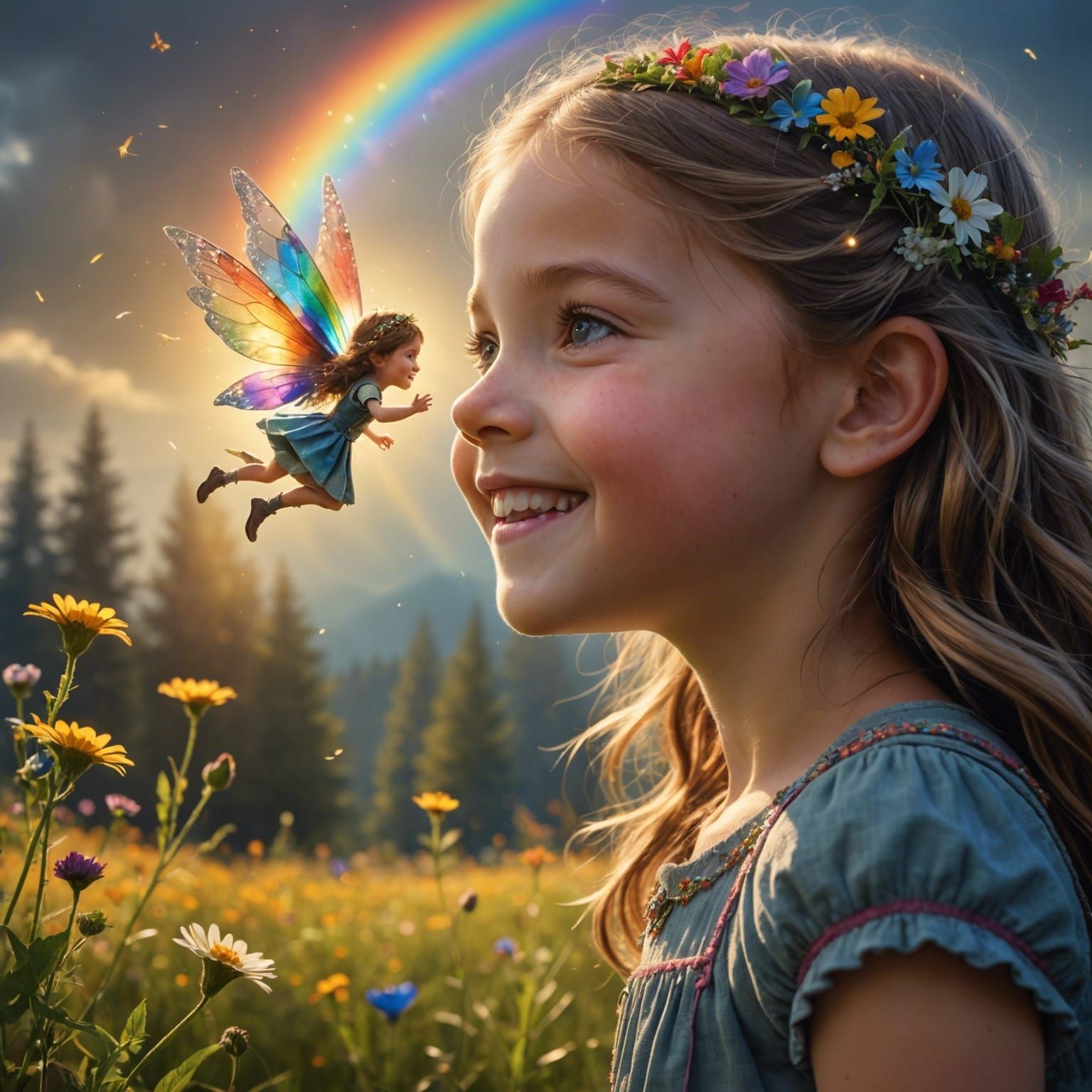 Magical encounter - AI Generated Artwork - NightCafe Creator