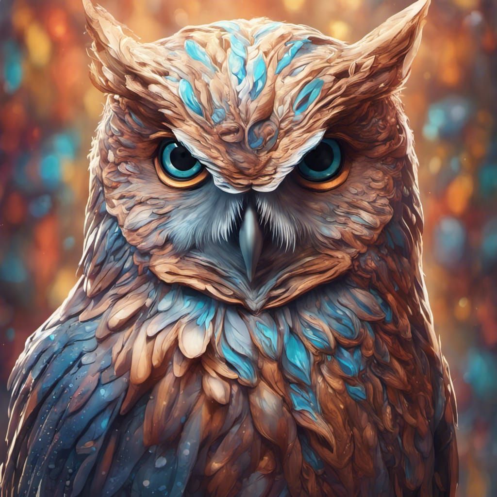 ethereal Owl, ornate, detailed illustration, octane render, Johanna Rupprecht style, artstation ...