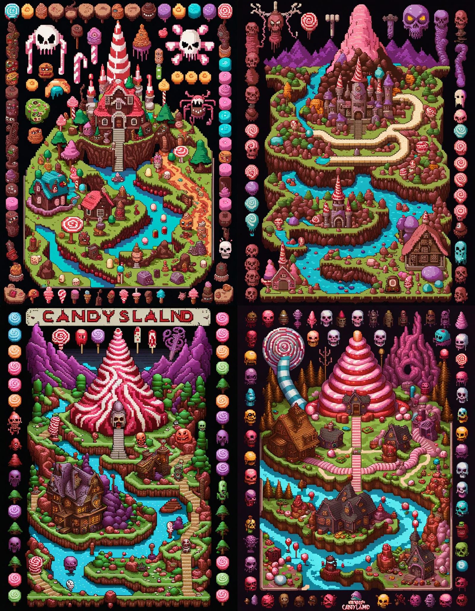 Bad-Candy-Land - AI Generated Artwork - NightCafe Creator