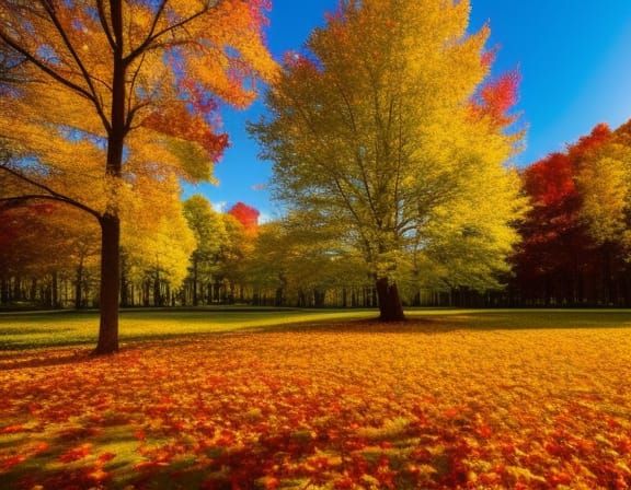 autumn, aglitter, aglow, agleam, agape - AI Generated Artwork ...