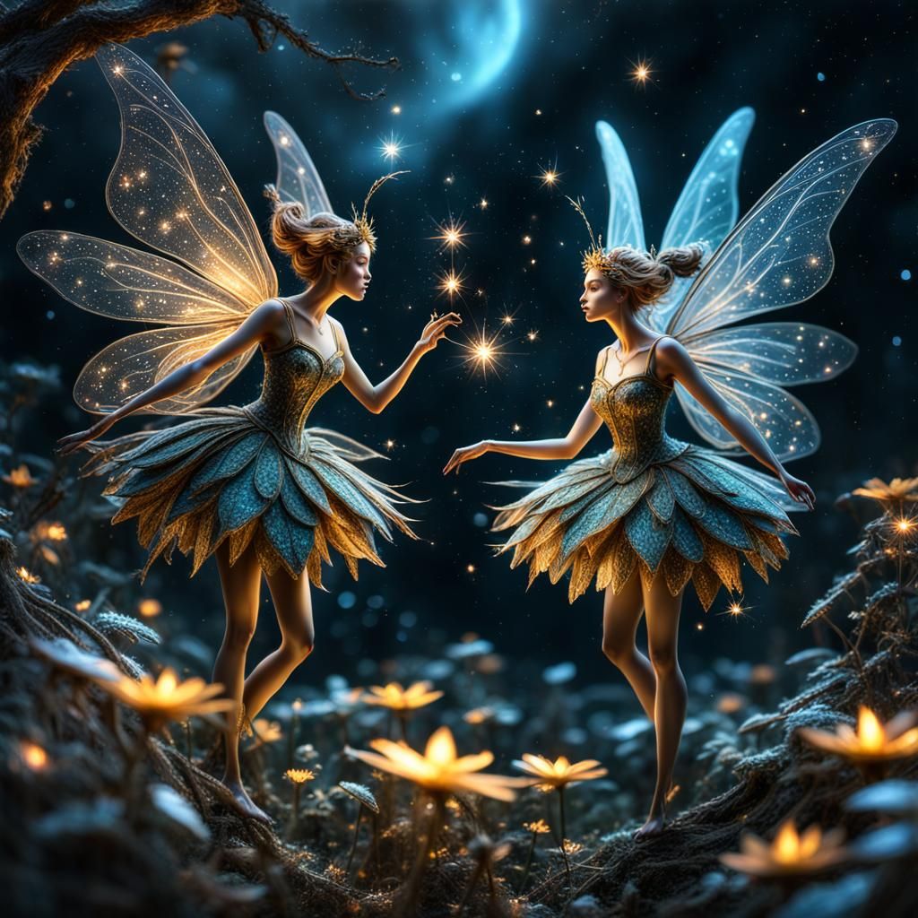 Pixie Party - AI Generated Artwork - NightCafe Creator