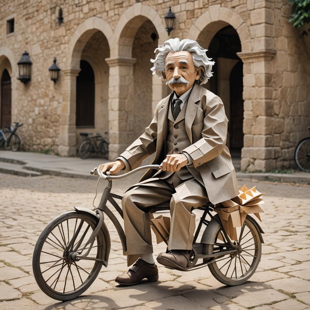 Albert Einstein at Missions - AI Generated Artwork - NightCafe Creator