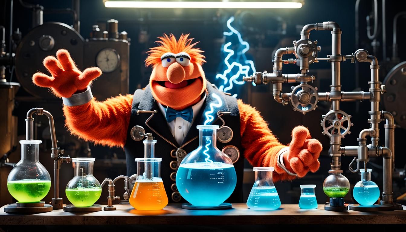 Beaker from the Muppets - AI Generated Artwork - NightCafe Creator