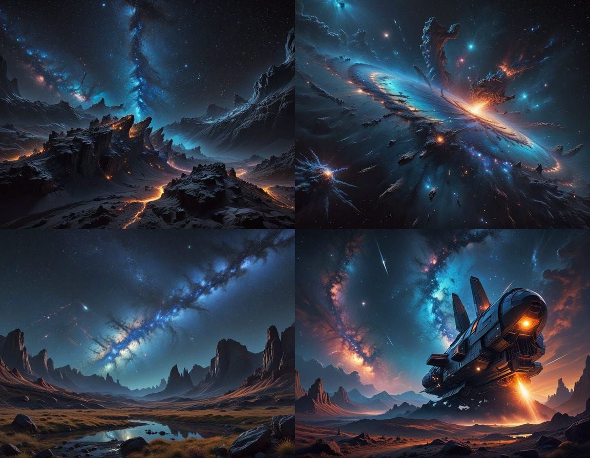 Super detailed Milkyway - A Realistic Milky Way Galaxy in St...