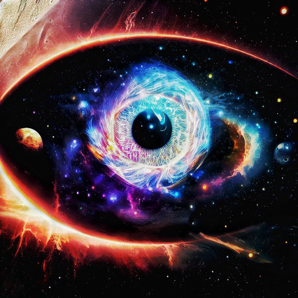 Space Eyes - AI Generated Artwork - NightCafe Creator