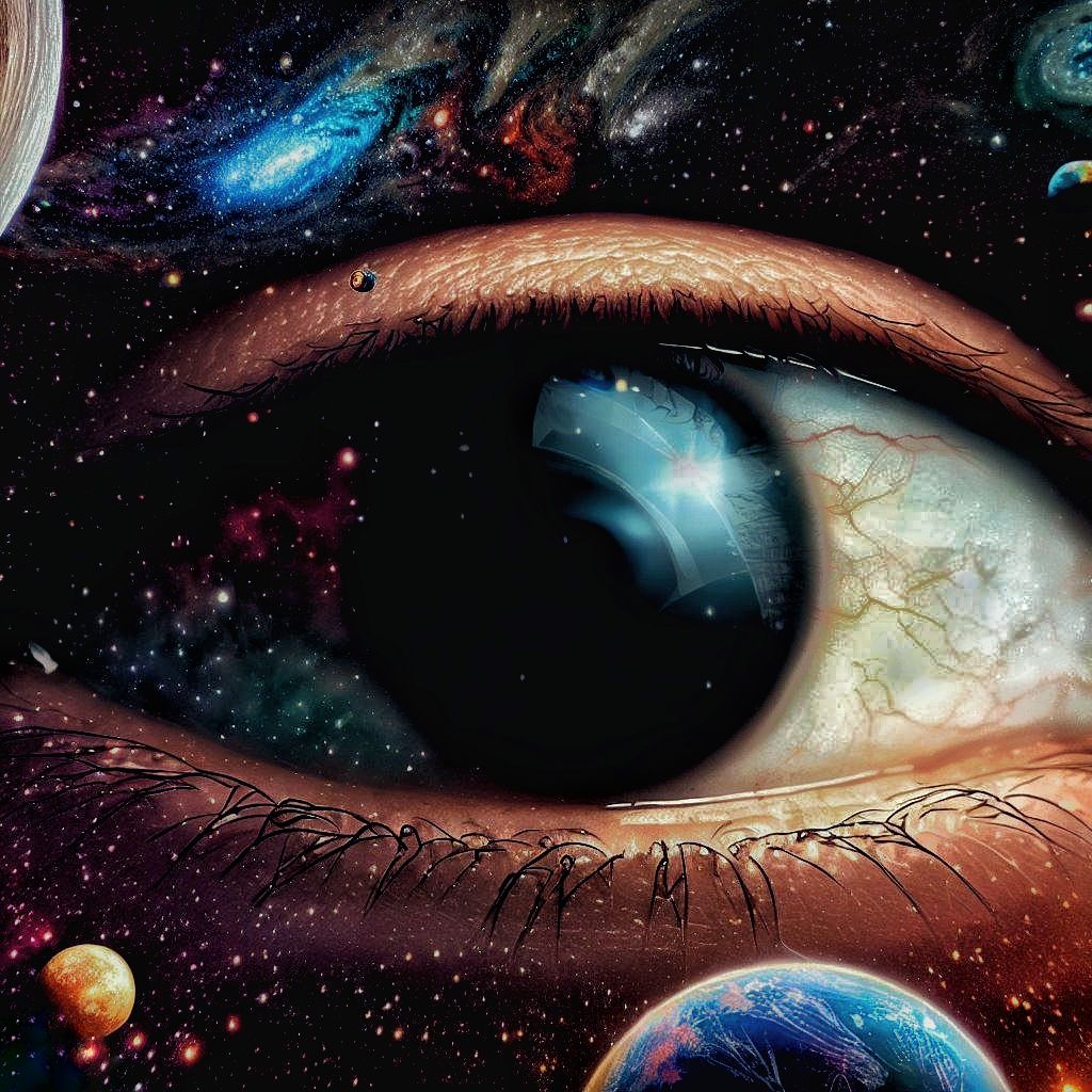 Space Eyes - AI Generated Artwork - NightCafe Creator