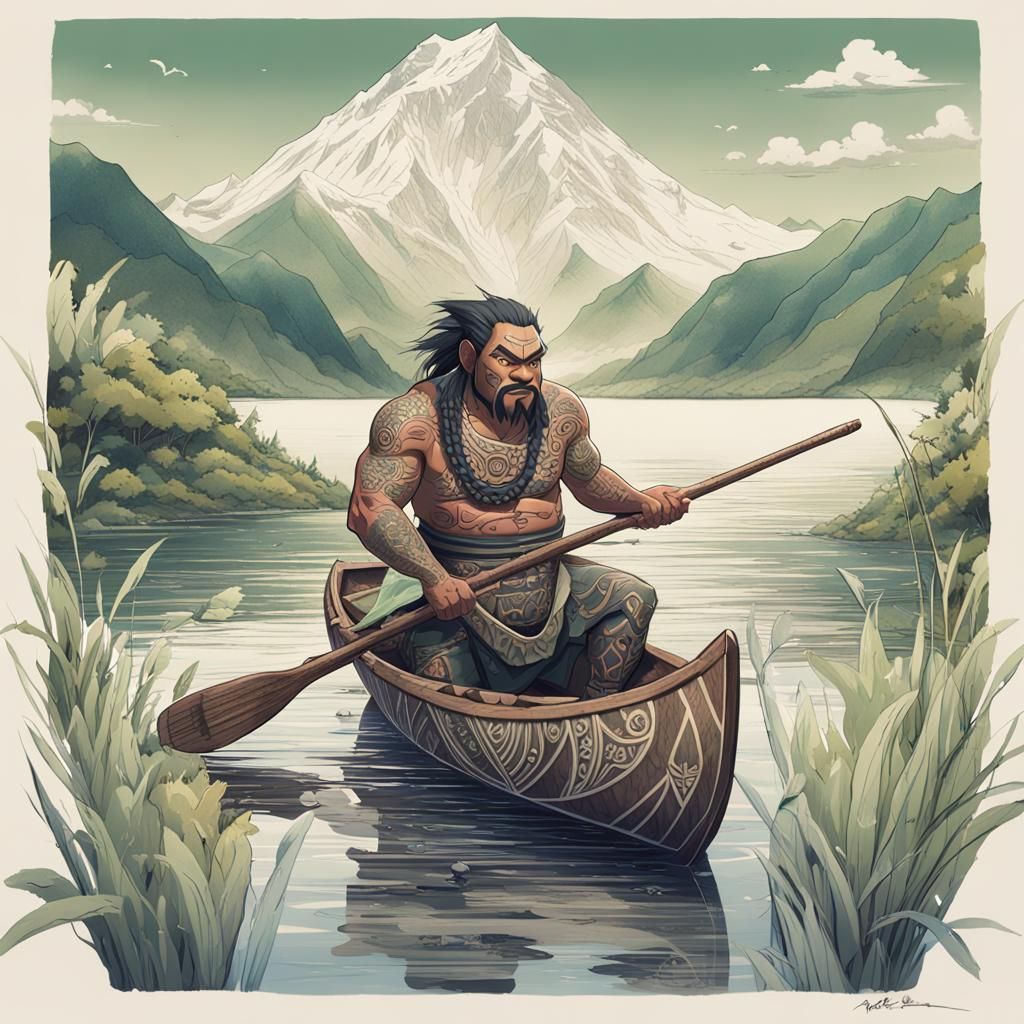 Maui fishing up the north island - AI Generated Artwork - NightCafe Creator