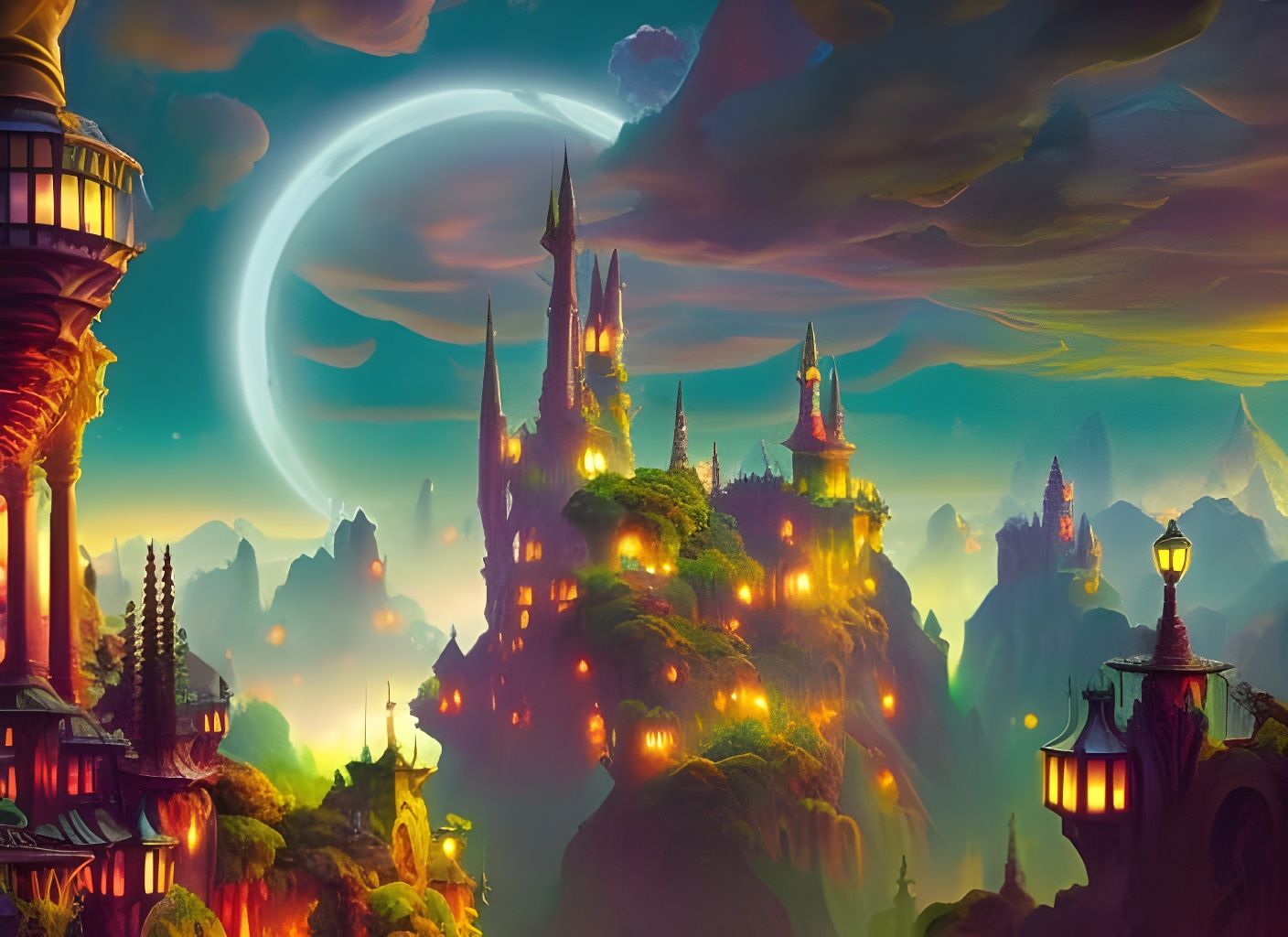 Fantasy Dream kingdom - AI Generated Artwork - NightCafe Creator