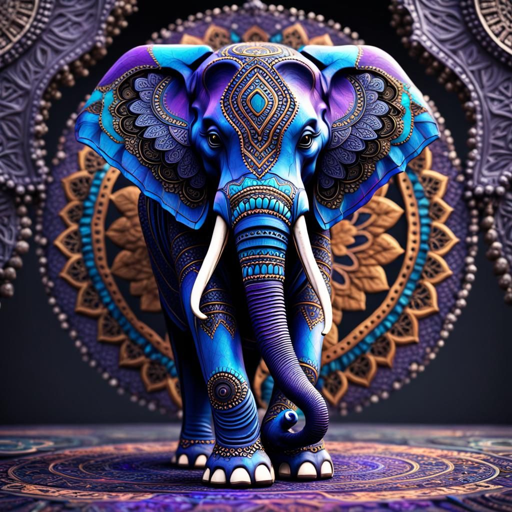 "Daily Challenge #507: Elephants" - AI Generated Artwork - NightCafe ...