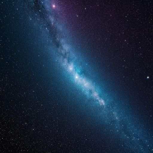 Abstract magical rain, universe, stars - AI Generated Artwork ...